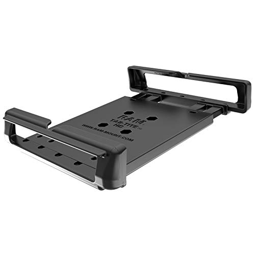 RAM Mounts Tab-Tite Universal Spring Loaded Holder for 8" Tablets with Case RAM-HOL-TAB12U Compatible with RAM B 1" and C 1.5" Size Round Ball Bases