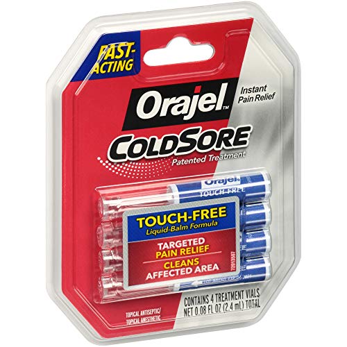 Orajel Cold Sore Treatment β Instant Relief for Cold Sore Pain- From #1 Oral Pain Relief Brand