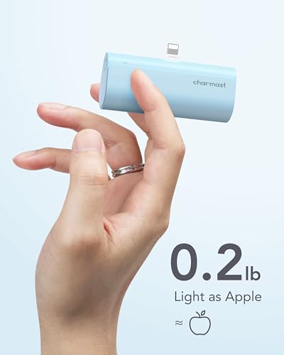Charmast Small Portable Charger 5000mAh, Ultra-Compact 20W PD Fast Charging Power Bank Mini Battery Pack Compatible with iPhone 14/14 Pro Max/13/13 Pro Max/12/12 Pro Max/11/XR/X/8/7/6, and More