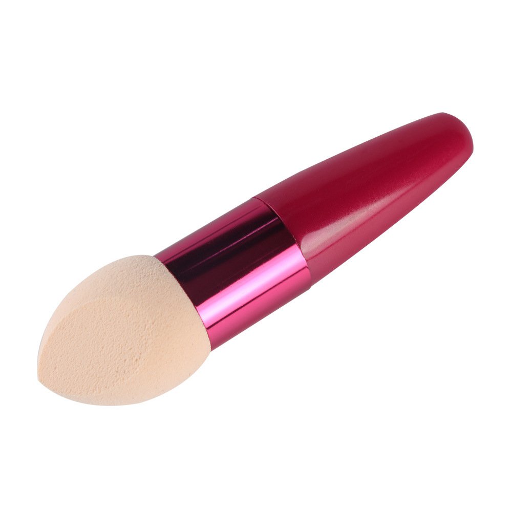Scala Foundation Makeup Sponge Eco Blender Beauty Cosmetics Egg Puff Make Up Sponge Brush (3pcs Green+Rose+Brown)