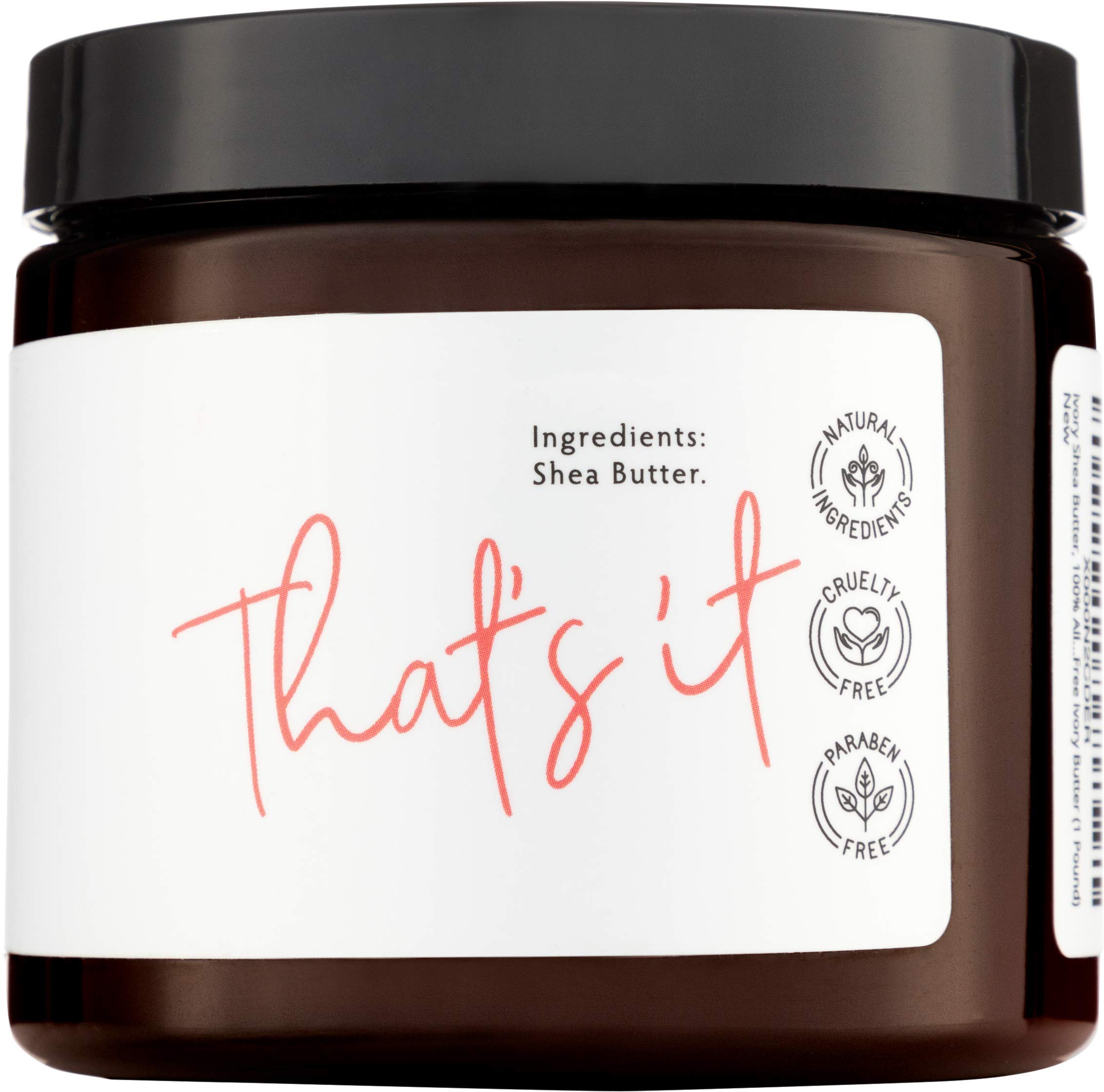 Raw Apothecary All-Natural Ivory Shea Butter (16 ounces)
