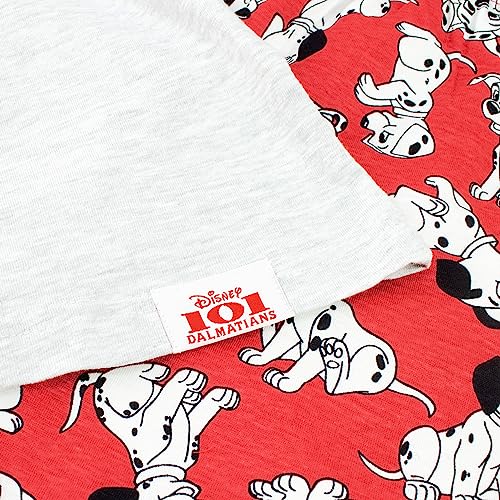 Disney Pajamas Women | 101 Dalmatians Pajama Set | Short Summer Pjs Grey XX-Large