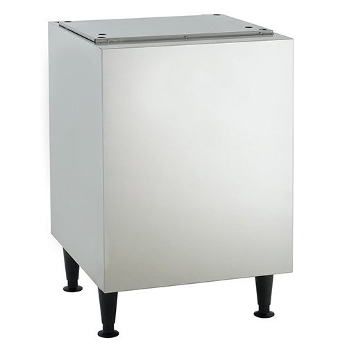 Scotsman HST21B-A 21.5" x 23.75" Stationary Equipment Stand wih Enclosed Base (for HID525 & HID540 Ice Maker Dispensers), Stainless Steel