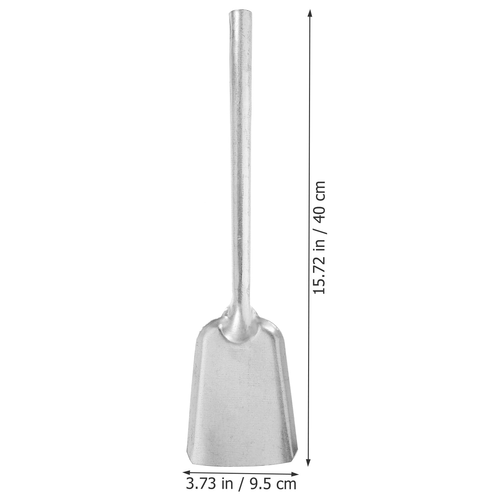 BESTOYARD 16-Inch Fireplace Shovel Long Ash Shovels with Handle BBQ Charcoal Poker Scoop, Mini Dust Pan, Oven Gardening, Wood Stove Hearth Cleaning