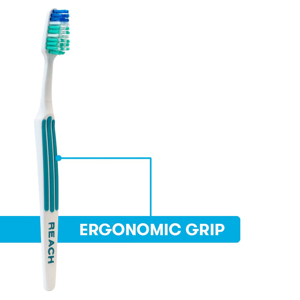 REACH Advanced Design Adult Toothbrush, Firm, 7 Count