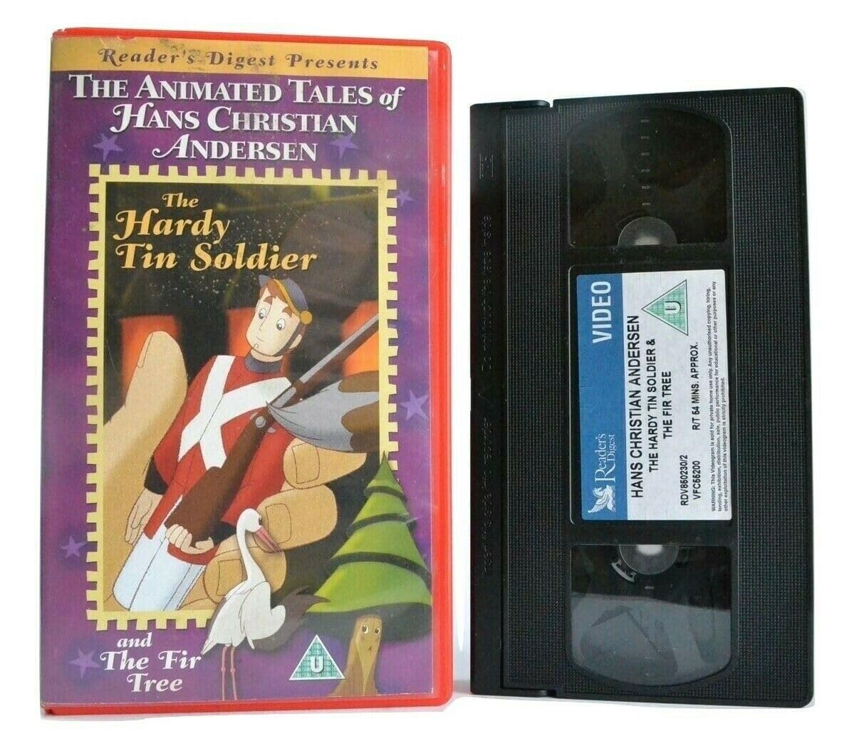 The Hardy Tin Soldier:T By H.C.Andersen Fairy Tale - Animated - Children's - VHS