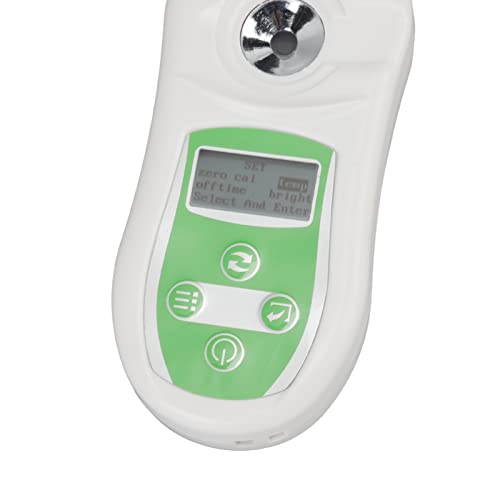 Brix Meter Refractometer, Brix Reader Tester Handheld Sensitive Easy to Use 0-32% for Agriculture