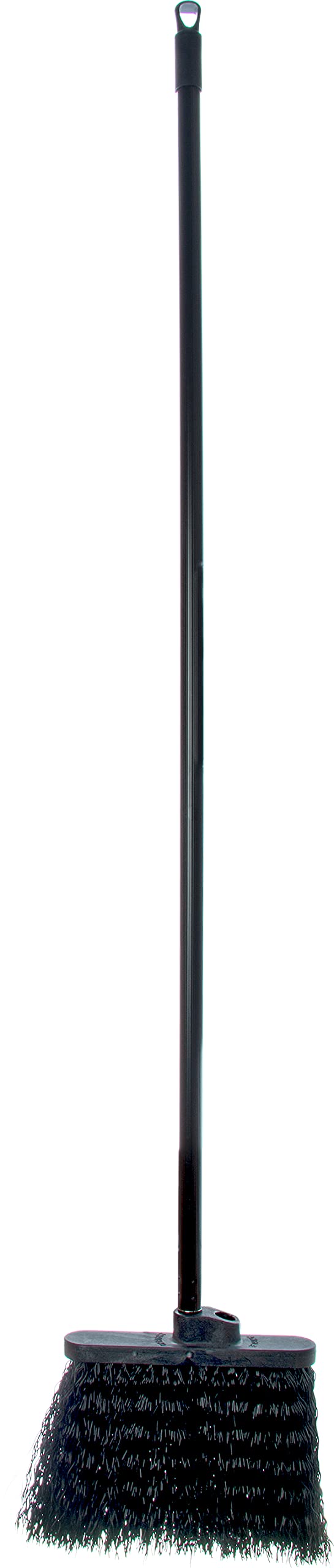 SPARTA 3688403 Flo-Pac Duo Sweep Synthetic Unflagged Warehouse Broom with Metal Handle, 7" Trim x 13" Width Bristle, 48" Overall Length, Black