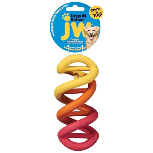 JW Pet Company Dogs iN Action Dog Toy, Small (Colors Vary), multicolor (43144)