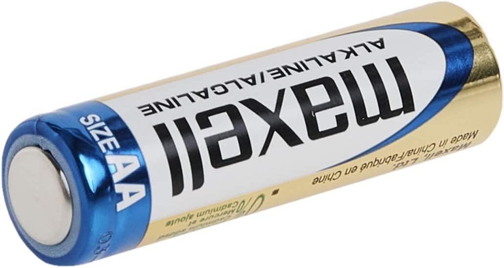Maxell β 723465, Reliable AA Alkaline Battery - 10x Long-Lasting with 1.5V Performance with Mercury & Cadmium Free - Ideal for Wireless Keyboards, Mouse, Clocks, Flashlights & Toys - Pack of 4