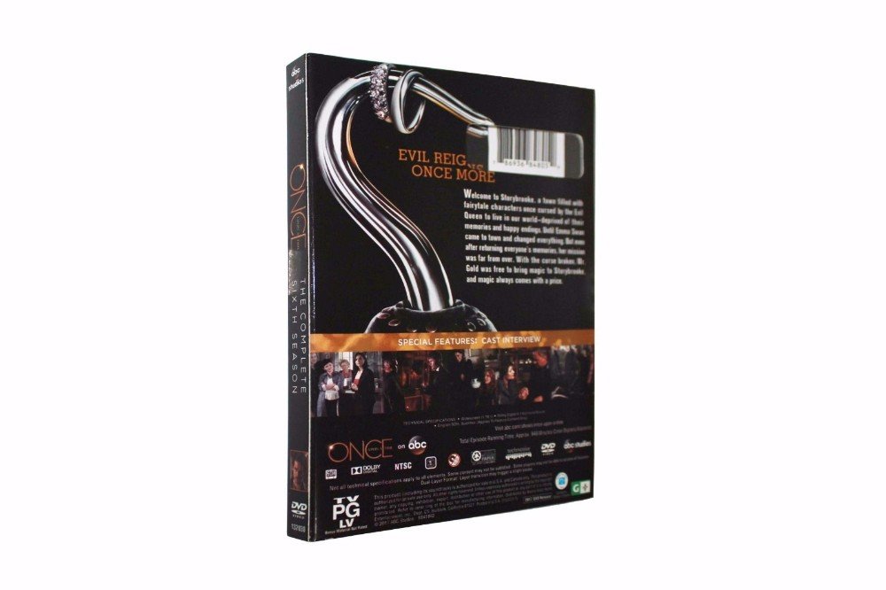 Once Upon a Time Season 6 DVDs, 2017,5-Discs