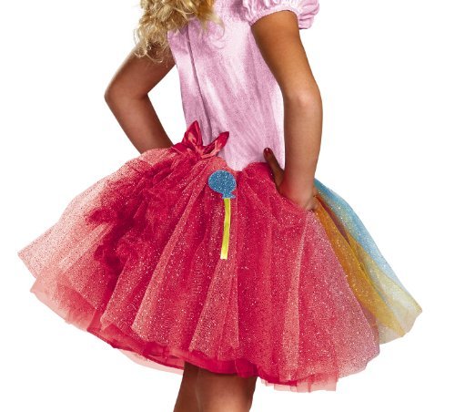 Disguise Pinkie Pie Tutu Prestige Costume Size 4/6, Pink,blue