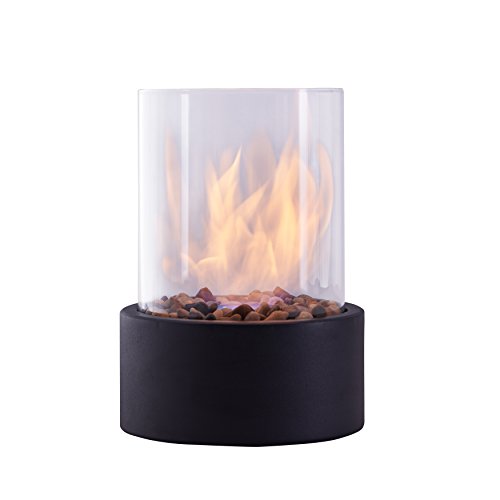 Danya B. Indoor/Outdoor Portable Tabletop Fire Pit ā Clean-Burning Bio Ethanol Ventless Fireplace - Small