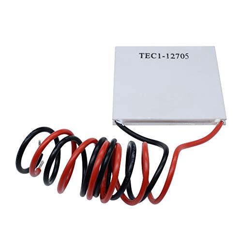 TEC1-12705 12V 50W 40MMX40MM Heatsinks Semiconductor Refrigeration Thermoelectric Cooler Cooling Peltier Plate Module.
