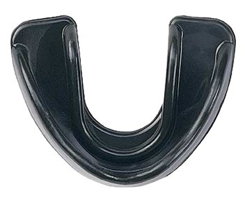 Authentic Football Sports Authority Black Multi-Sport Double Impression Mouthguard Strapless (Soccer, Basketball, Baseball, Softball)
