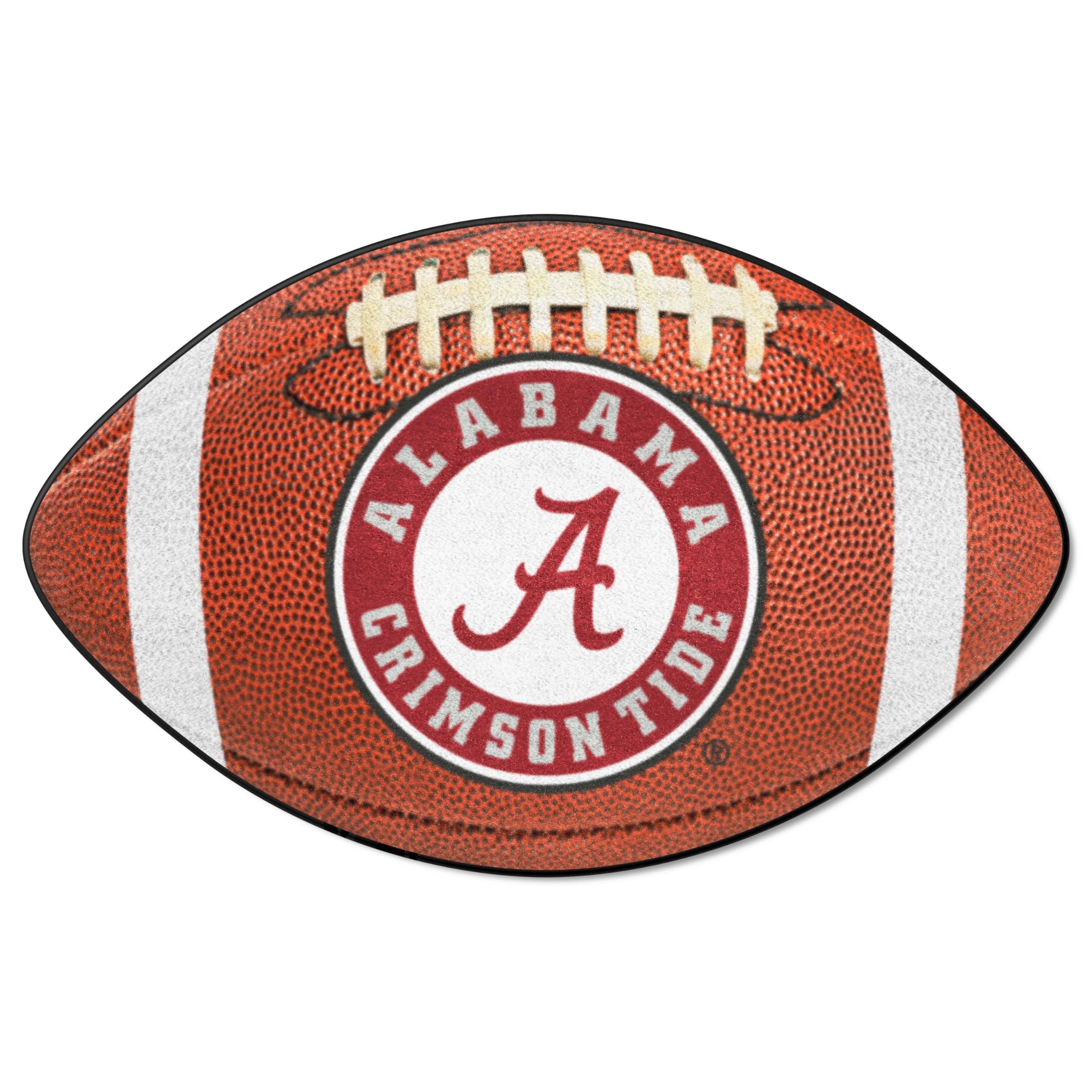 FANMATS 35629 Alabama Crimson Tide Football Rug - 20.5in. x 32.5in.