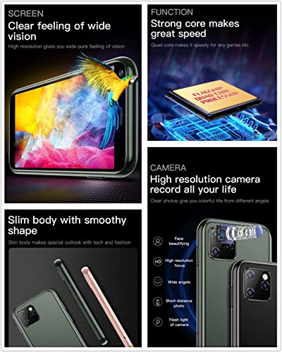 Cuifati XS11 2.5in Supper Mini Smart Phone, Unlocked Cellphone 6.0 1GB RAM 8GB ROM 2023 New Years Phone Gifts for Kids (Black)