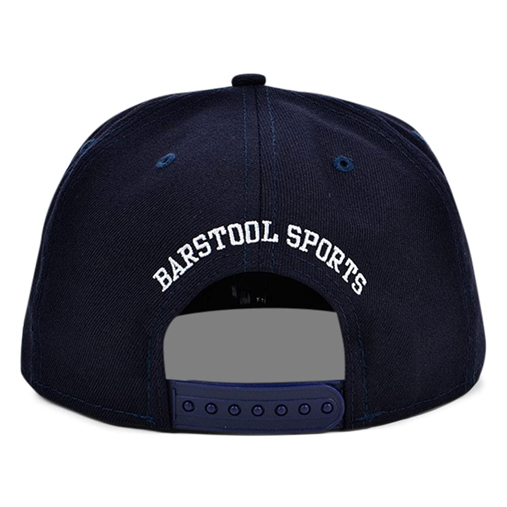 Barstool Sports New Era Classic Circle Patch 9FIFTY Adjustable Navy Snapback Cap