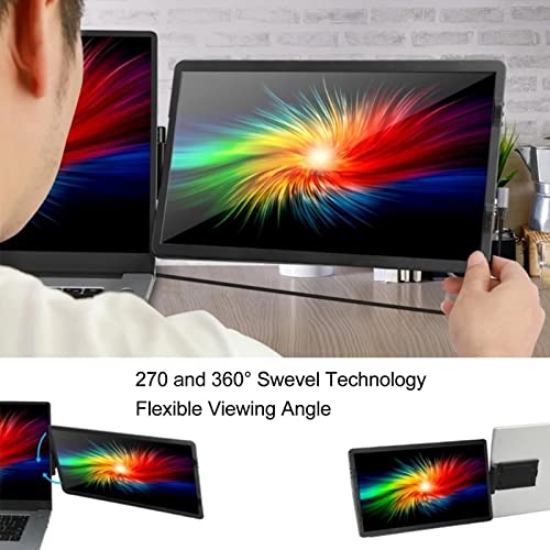 Bewinner 14.1inch Laptop Screen Extender, Portable Monitor for Laptop, 14” Full HD IPS Display,HD Multimedia Interface USB C Plug and Play, for Chrome for Windows