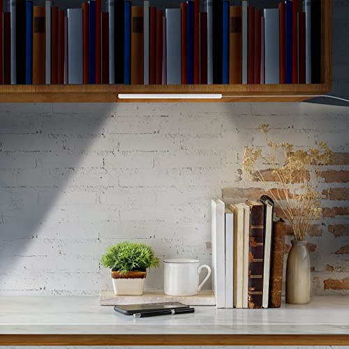 DWEPTU LED Under Cabinet Lighting, Under Cabinet Lights with USB Powered Under Cabinet Lights for Closet Light Bar Under Counter Lighting Work Tables Student Dormitory (Include AC Power Plug)