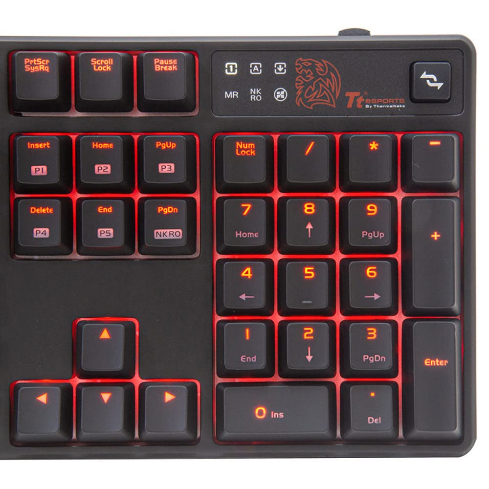 Tt eSPORTS Thermaltake Tt e Sports Poseidon Z RGB Software Controlled 16.8 Million Color Brown Switches Mechanical Gaming Keyboard KB-PZR-KBBRUS-01