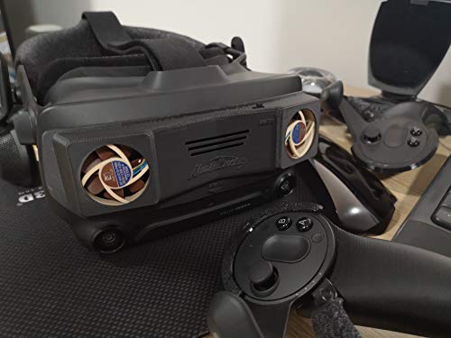 Auto Speed Control,Cooling and Radiator fan for Valve Index-Extends the life of Valve Index-Designed and 3D Printed VR games headset with USB