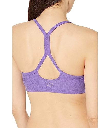 Beyond Yoga Womens Spacedye Slim Racerback Bra Bright Amethyst Heather LG One Size
