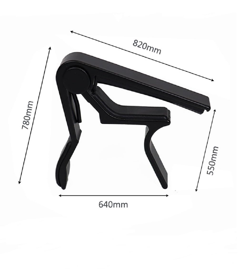 Guitar Capo,Capo for 6-String Acoustic and Electric Guitars, Bass,Mandolin, Ukulele, Black Guitar Capo (black) (black)