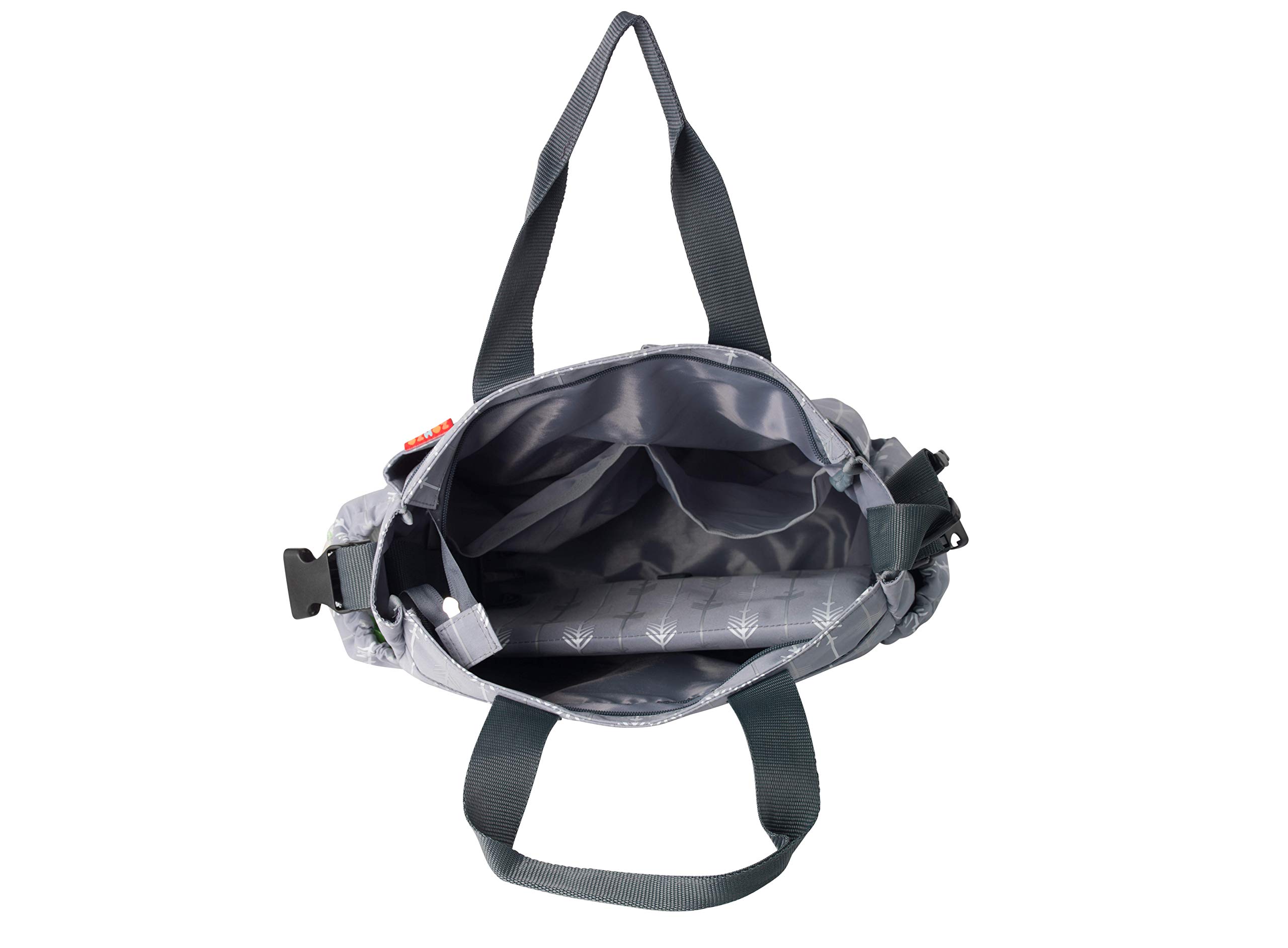 Zohzo Diaper Bag for Baby Diaper Tote Bag With Changing Pad, Insulated Pockets, Wipes Pocket, Waterproof Material, Stroller Straps, and Shoulder Strap