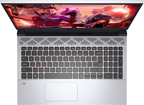 Dell G15 Gaming Laptop | 15.6" FHD 120Hz Anti-Glare Display | AMD 6-Core Ryzen 5 6600H Processor (>i7-11370H) | 16GB DDR5 1TB SSD | GeForce RTX 3050 4GB Graphics | Backlit HDMI USB-C Win11 Silver
