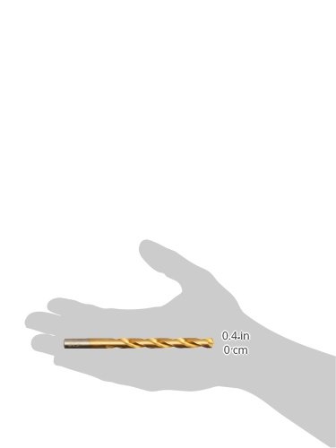 Irwin Tools 63922 Single Titanium Coated High-Speed Steel 135-Degree Split Point Drill Bit, 11/32"