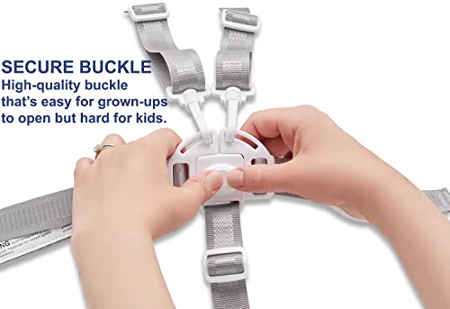 High Chair Straps, Replacement Harness Straps for Most 5 Point High Chairs