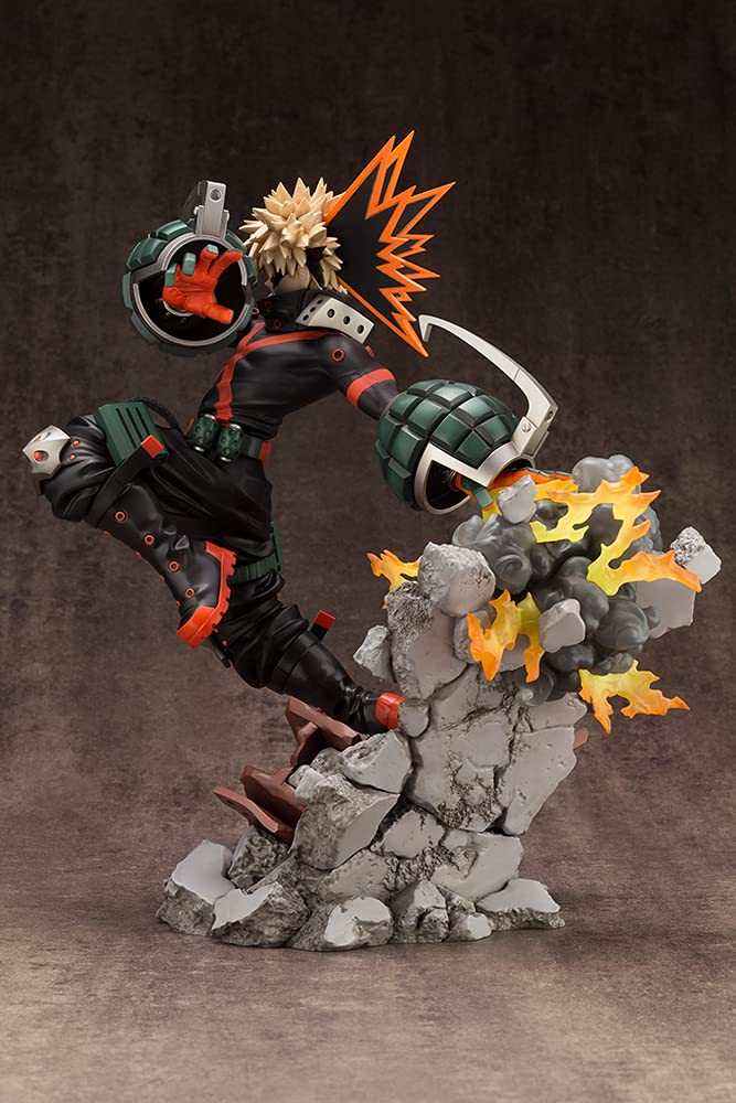 Kotobukiya My Hero Academia: Katsuki Bakugo (Version 2) ARTFX J Statue, Multicolor (PP978)