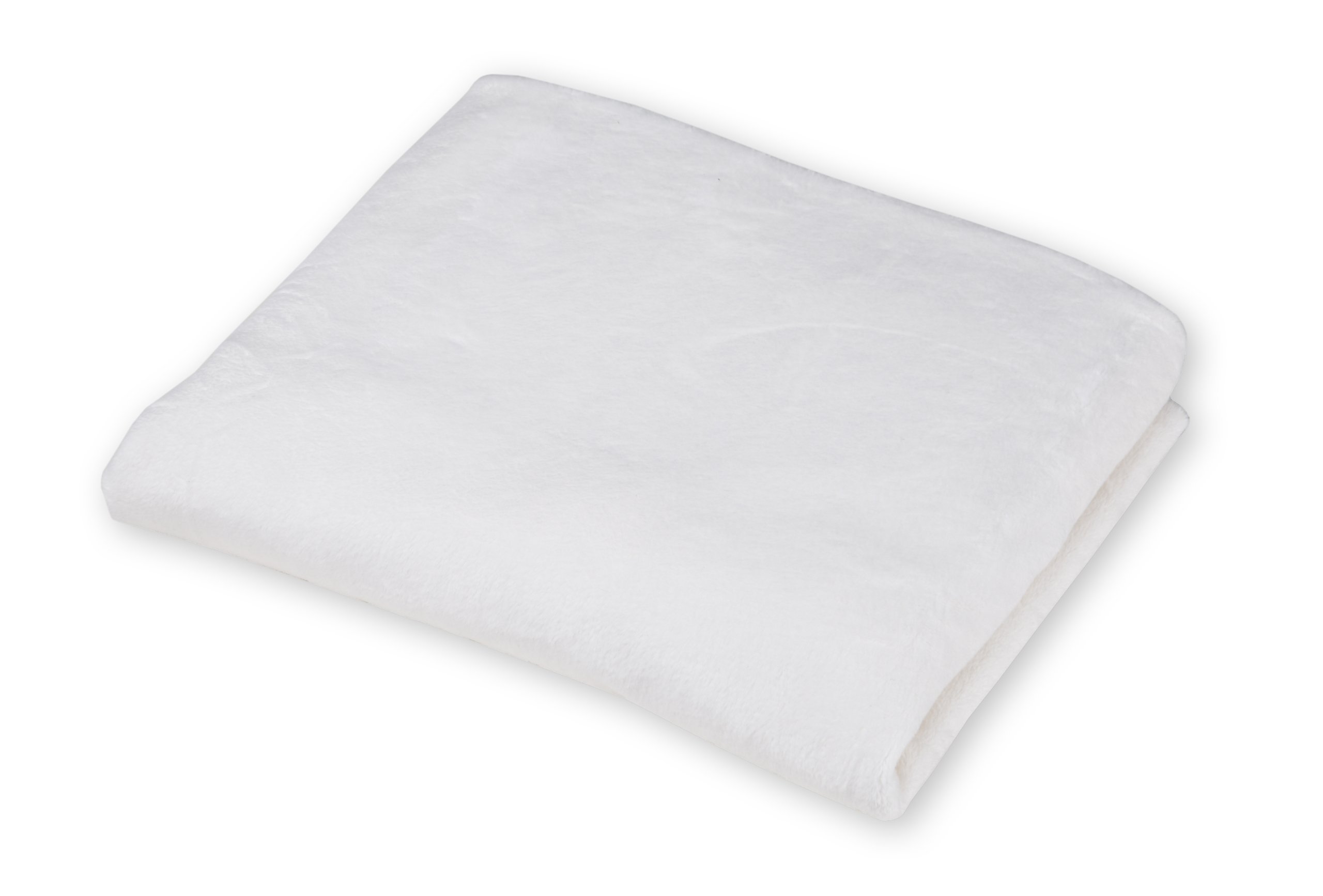 TL Care 15" x 33" Fitted Bassinet Sheet, Heavenly Soft Chenille, White, for Boys and Girls