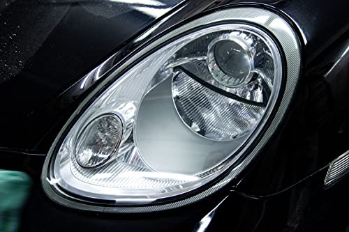 Autoglym Headlight Restoration Complete Kit, Quickly Restore Cloudy And Discoloured Headlights, Designed For Use With An Electric Drill, Includes Sanding Discs, Restoring Compound And Microfibre Cloth