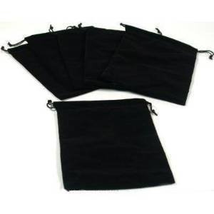GYBest 3" X 4" (50/100/150/200) Wholesale - Black Velvet Cloth Jewelry Pouches/Drawstring Bags (200)