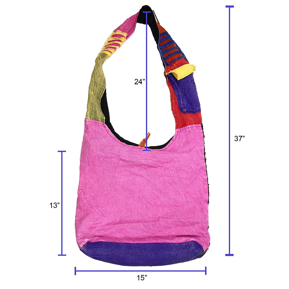 Falari Bohemian Hippie Crossbody Shoulder Bag Sling Cotton Handmade (2083)