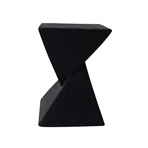 Christopher Knight Home Jerod Light-Weight Concrete Accent Table, Black