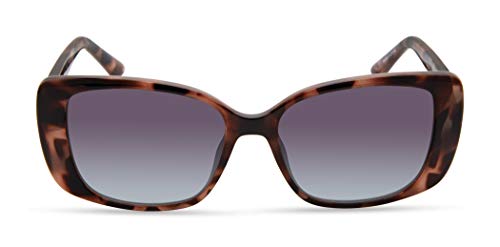 GUESS Women's Rectangular Sunglasses, Pink, 53mm