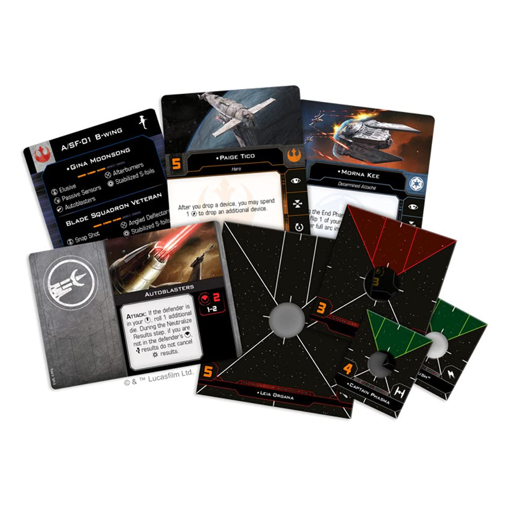 FFG Star Wars: X-Wing (2nd Edition) - Hotshots and Aces Reinforcements Pack