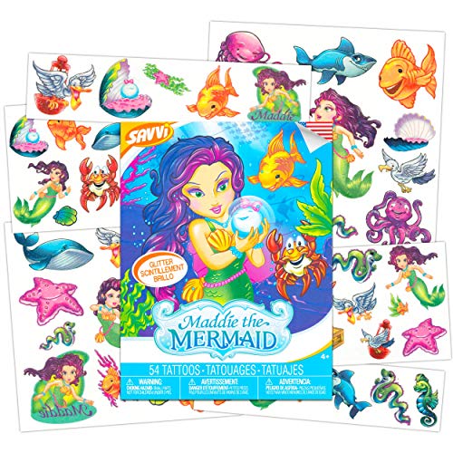 Disney The Little Mermaid Backpack and Lunch Bag - Bundle with 15” Ariel Backpack, Lunch Box, Water Bottle, Stickers, Tattoos | Little Mermaid Backpack for Kids