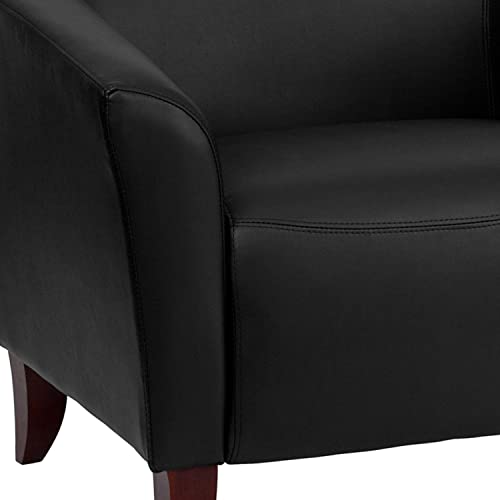 Flash Furniture HERCULES Imperial Series Black LeatherSoft Loveseat