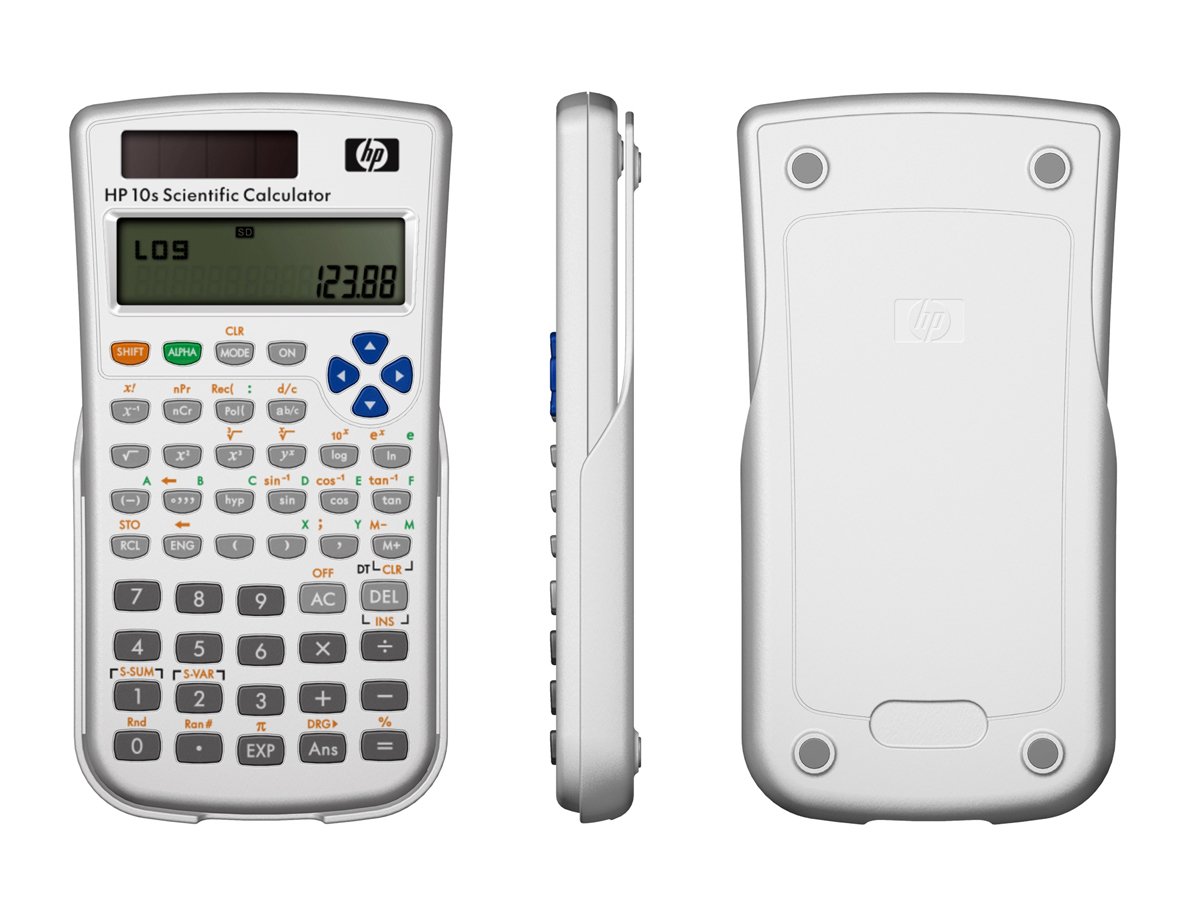 HP 10s Scientific Calculator (F2214AA#AK6)