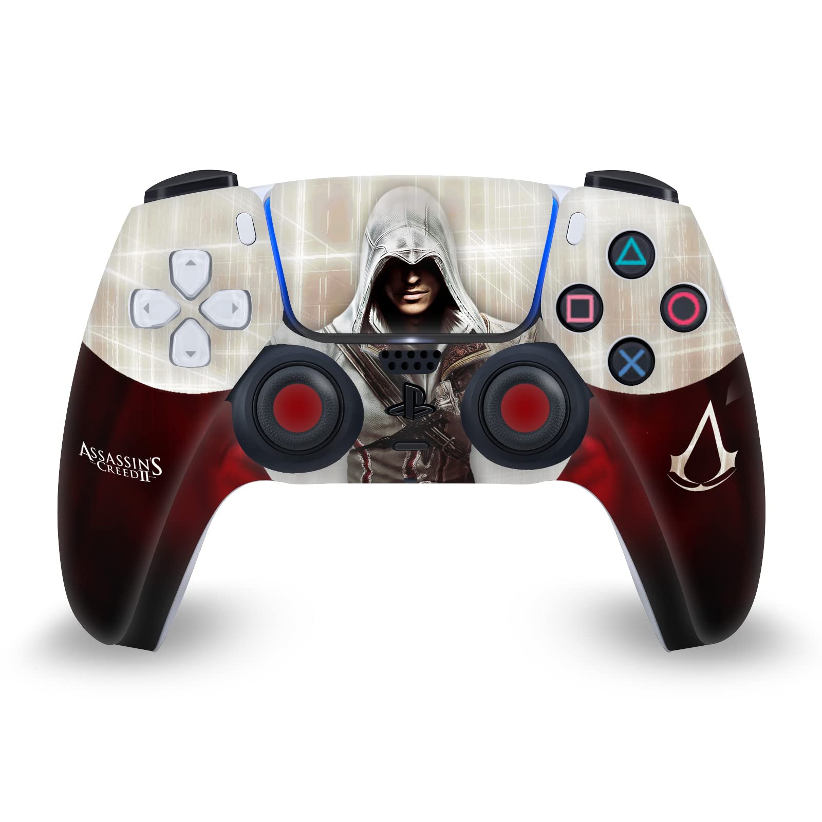Head Case Designs Officially Licensed Assassin's Creed Cover Art II Graphics Matte Vinyl Faceplate Sticker Gaming Skin Decal Cover Compatible With Sony PlayStation 5 PS5 DualSense Controller