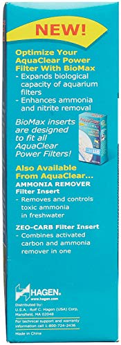 Hagen 6-Pack AquaClear 9-Ounce Activated Carbon Water Filter Insert for Aquarium