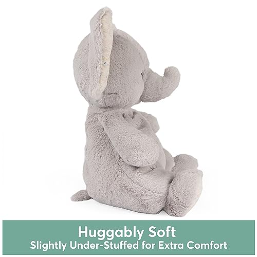 GUND Baby Oh So Snuggly Elephant Large Plush Stuffed Animal for Babies and Infants, Ash Grey, 12.5”