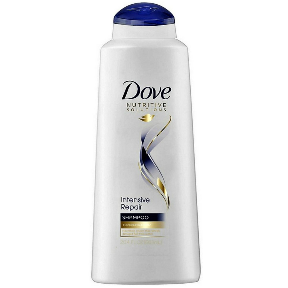 Dove Nutritive Solutions Shampoo, Intensive Repair 20.4 Fl Oz, Pack of 2