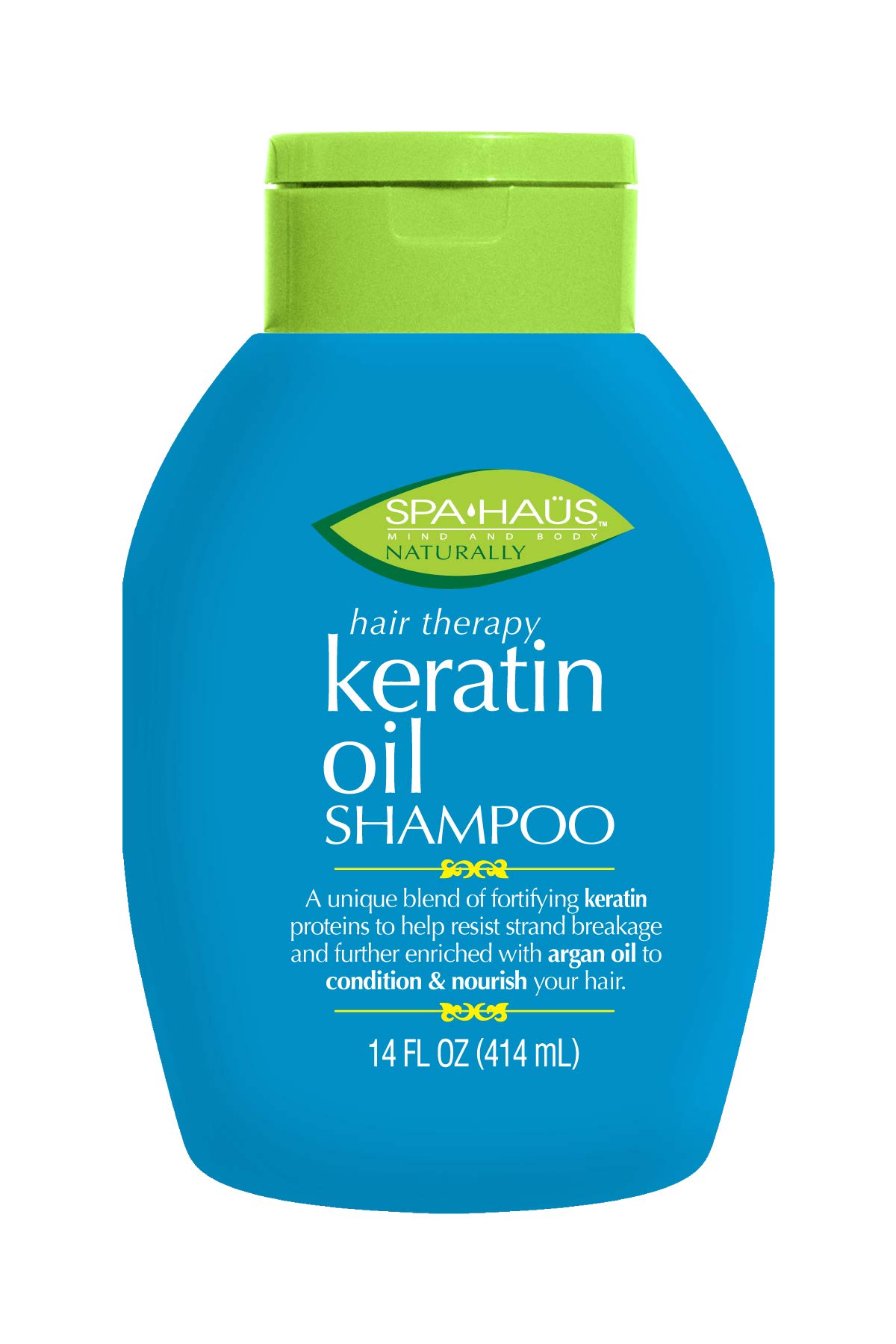 Spa Haus Naturally Shampoo Keratin Oil 14 Fluid Ounce
