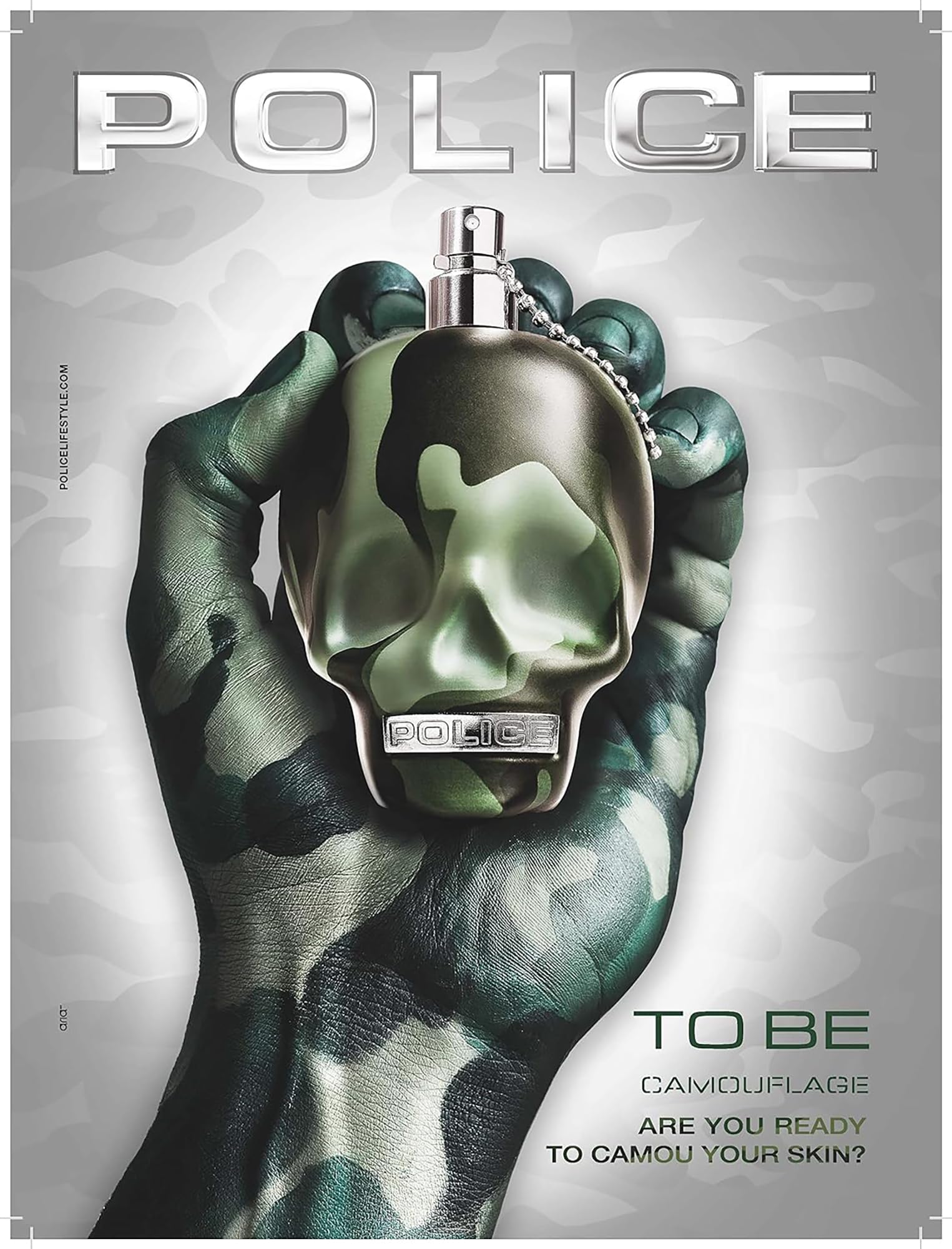 POLICE to be Camouflage Eau De Toilette Spray Colognes for Men, 4.2 Fluid Ounce