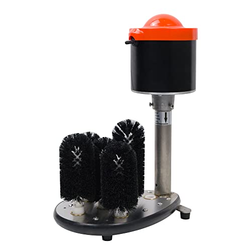 Hakka Brothers Upright Five Brush Electric Glass Washer-115V